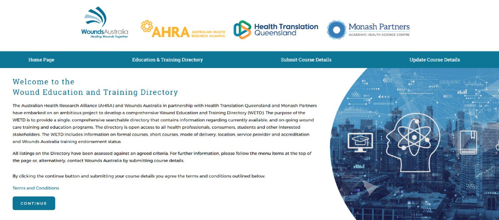 Wounds Training Directory